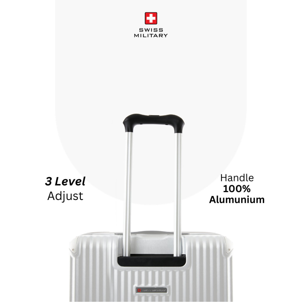 Swiss Military Suitcase Solio 26 Inch – White - Swiss Military